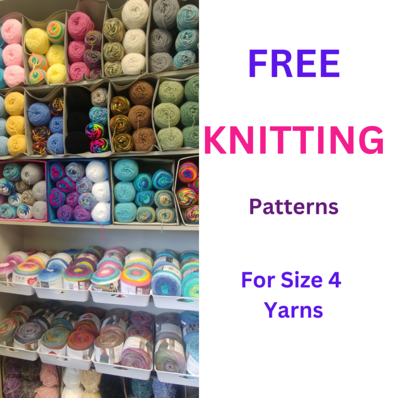 FREE Knitting Patterns for Size 4 Yarns - Magic Hour Yarn Shop